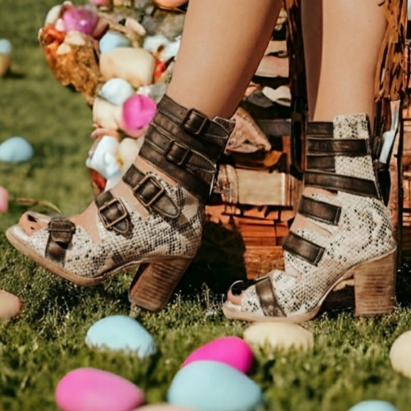 Freebird by Steven | Shoes | Rare Unicorn Freebird Black And White Snake Bond Size 8 Euc | Poshmark